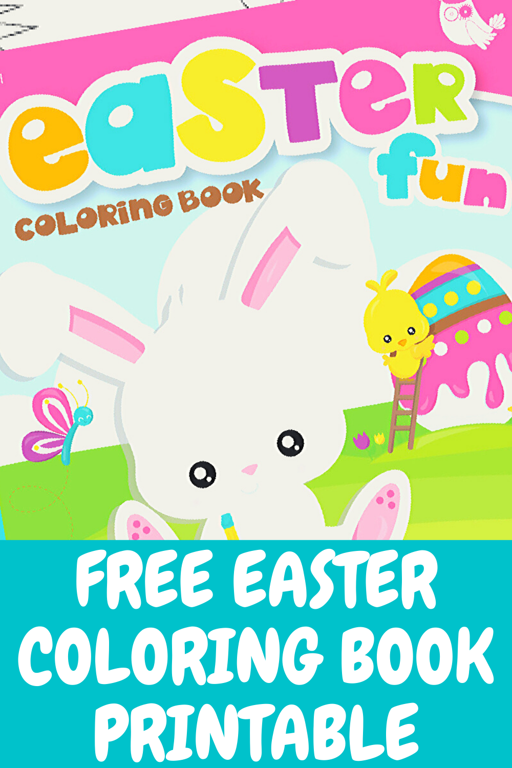 Free Easter Coloring Book Printable! » The Denver Housewife